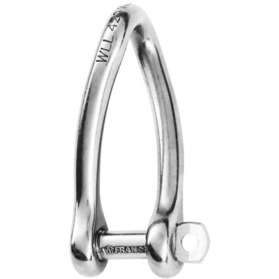 Wichard Captive Pin Long Twisted Shackles, locking pin twist shackle 1 ...