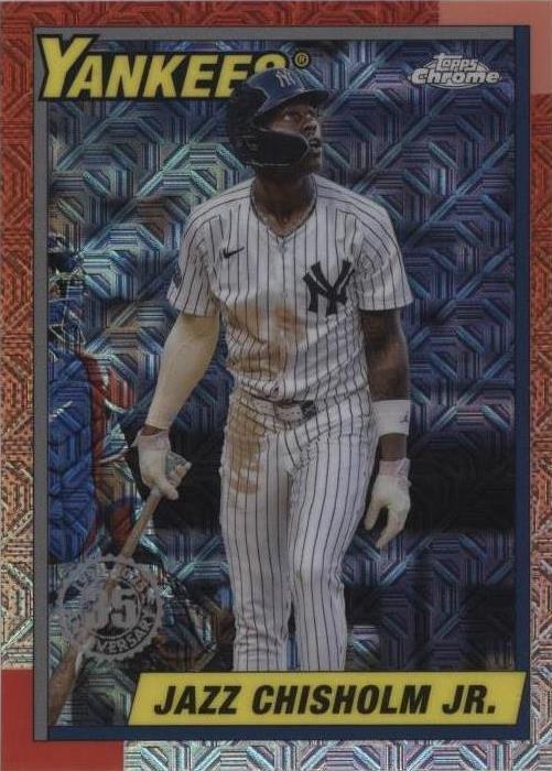 2025 Topps Series 1 - 1990 Topps Chrome Silver Pack Jazz Chisholm #T90C ...