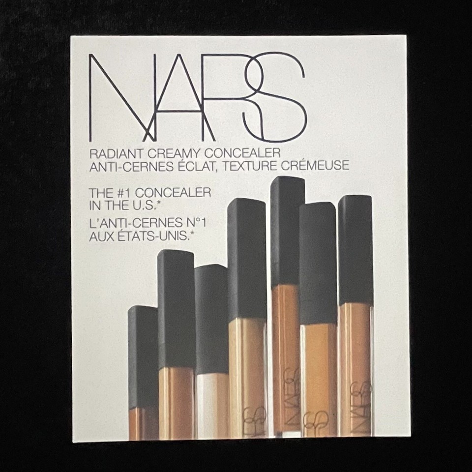 3 X NARS Radiant Creamy Concealer 4-Shades Sample Cards Lot New | eBay