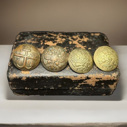 WW1 ANTIQUE RUSSIAN EMPIRE NAVAL OFFICER BUTTONS RARE.ORIG. | eBay