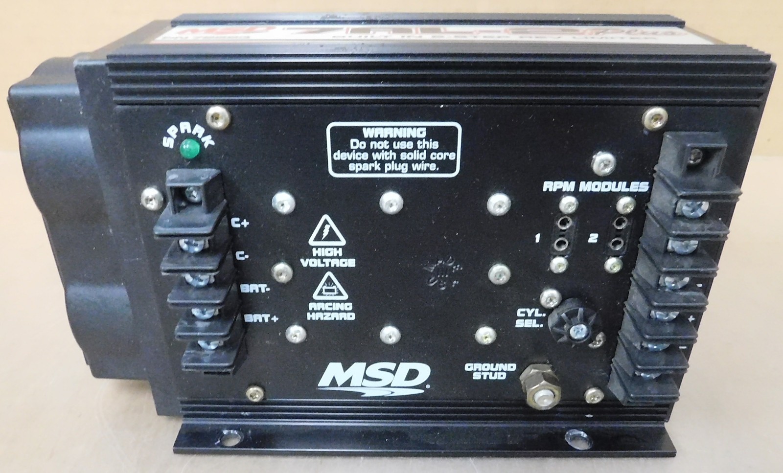 MSD 72223 7AL-2 Plus CD Ignition Box W/2 Step Limiter, Analog, 570V, 12 ...