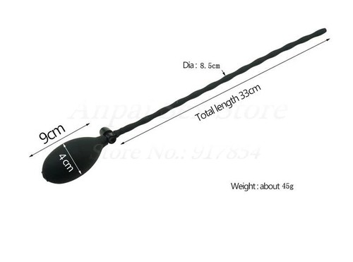 Male Silicone Inflatable Peni Plugs Dilator Urethral Sounding Stretcher ...