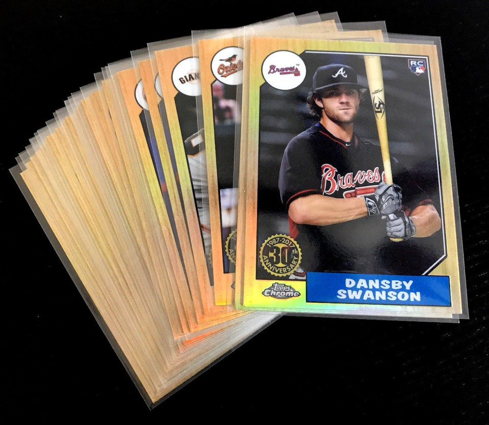 2017 Topps Chrome '87 TOPPS Inserts - Take Your Pick - Complete Your ...