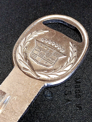 X162 CADILLAC ALLANTE Logo KEY BLANK for Door Trunk & Glove Box fits ...