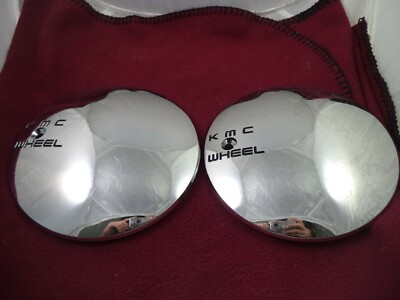 KMC Wheels Chrome Custom Wheel Center Cap # 1000150 (2 CAPS) | eBay