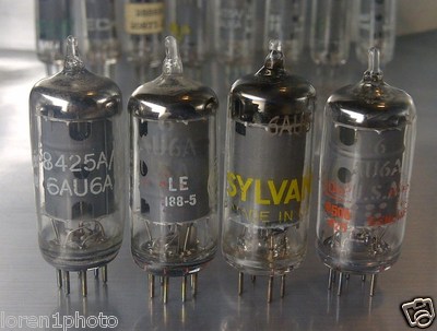 (( 4 - Match Strong )) 6AU6 A TV AUDIO GUITAR AMPLIFIER HAM RADIO tube ...