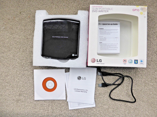 LG Portable Super Multi Drive Black Main gp10 | eBay