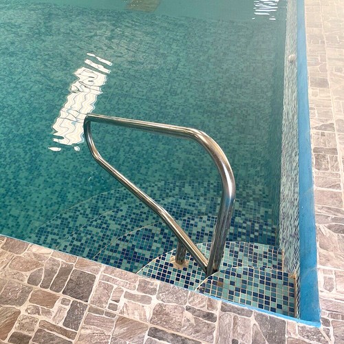 KUAFU Stair Rail In-Ground Swimming Pool Stainless Steel Ladder Step ...
