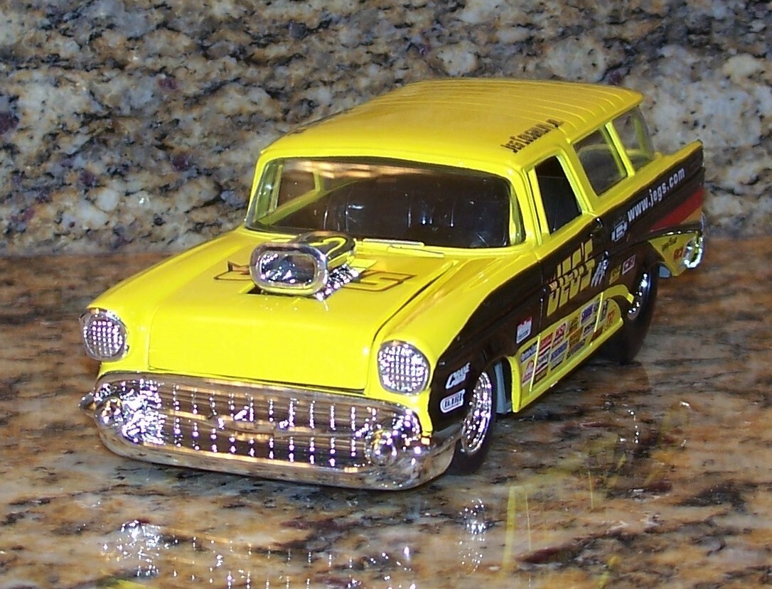 Racing Champions Jeg Coughlin 1957 Chevy Nomad Diecast Model NHRA Race ...