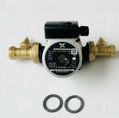 OEM Grundfos 15-50 15-60 Domestic Boiler Heating Circulating Pump 1½ ...