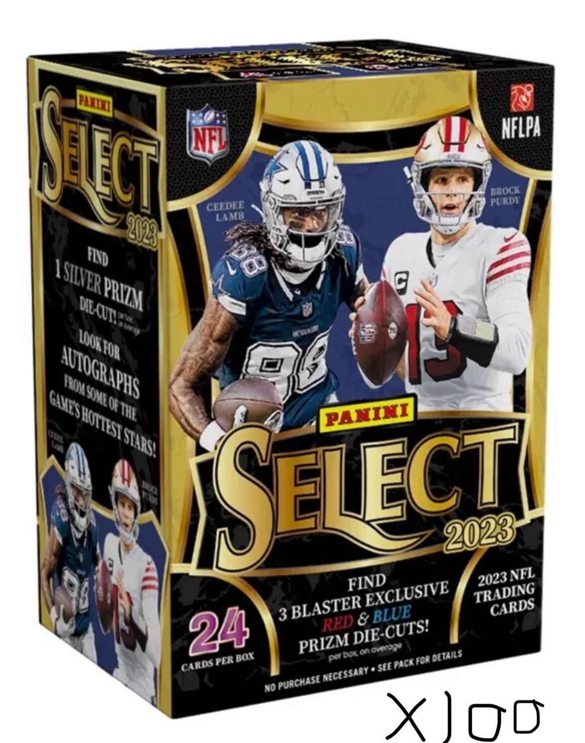 2023-24 Panini NFL Select Blaster Box RED AND BLUE PRIZM - LOT OF 100 ...