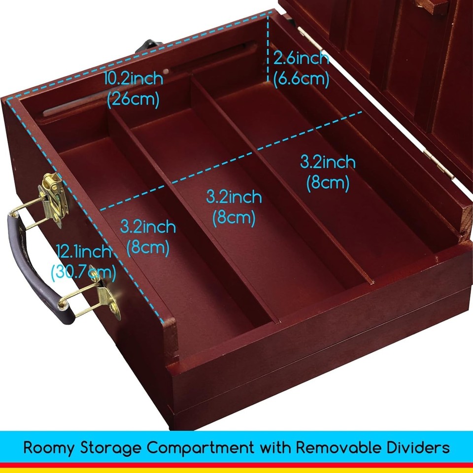 MEEDEN Pochade Box - Portable Tabletop Easel for Outdoor Painting ...