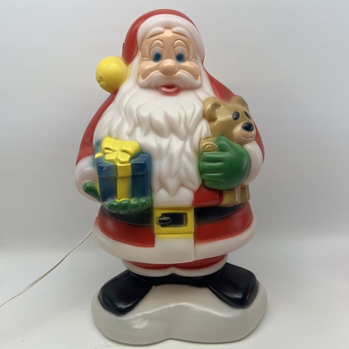 VTG Santa Claus Christmas Blow Mold 18” General Foam Plastics Holiday ...