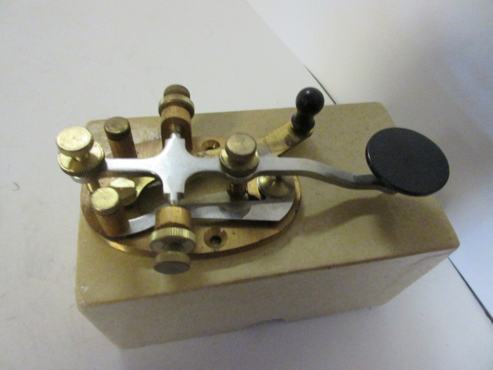 Vintage Telegraph Key, E.F. Johnson Co 114-100-3, Waseca, Minnesota | eBay