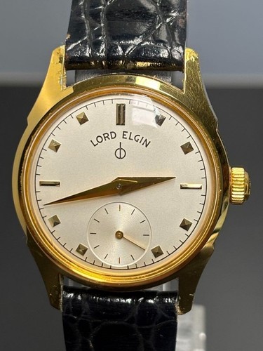 LORD ELGIN Men’s Antique Watch Analog Round Small Second Quartz Vintage Used | eBay