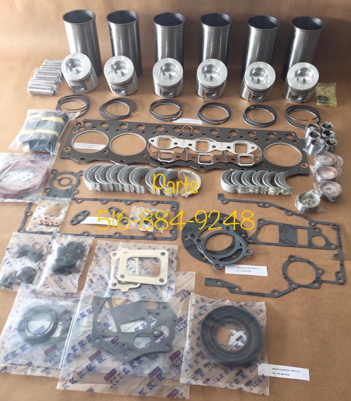 Komatsu 6D95L-1 Engine Overhaul Kit D31P-20 D37E-5 D37P-5AD31S-20 DOZER ...