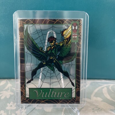 Nice 1994 Fleer Marvel Cards Vulture Suspended Animation Acetate Card ...
