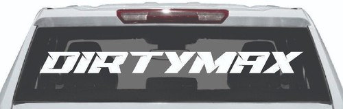 Dirtymax Banner Decal Sticker Turbo Diesel Truck 6.6 Crew Cab Soot | eBay