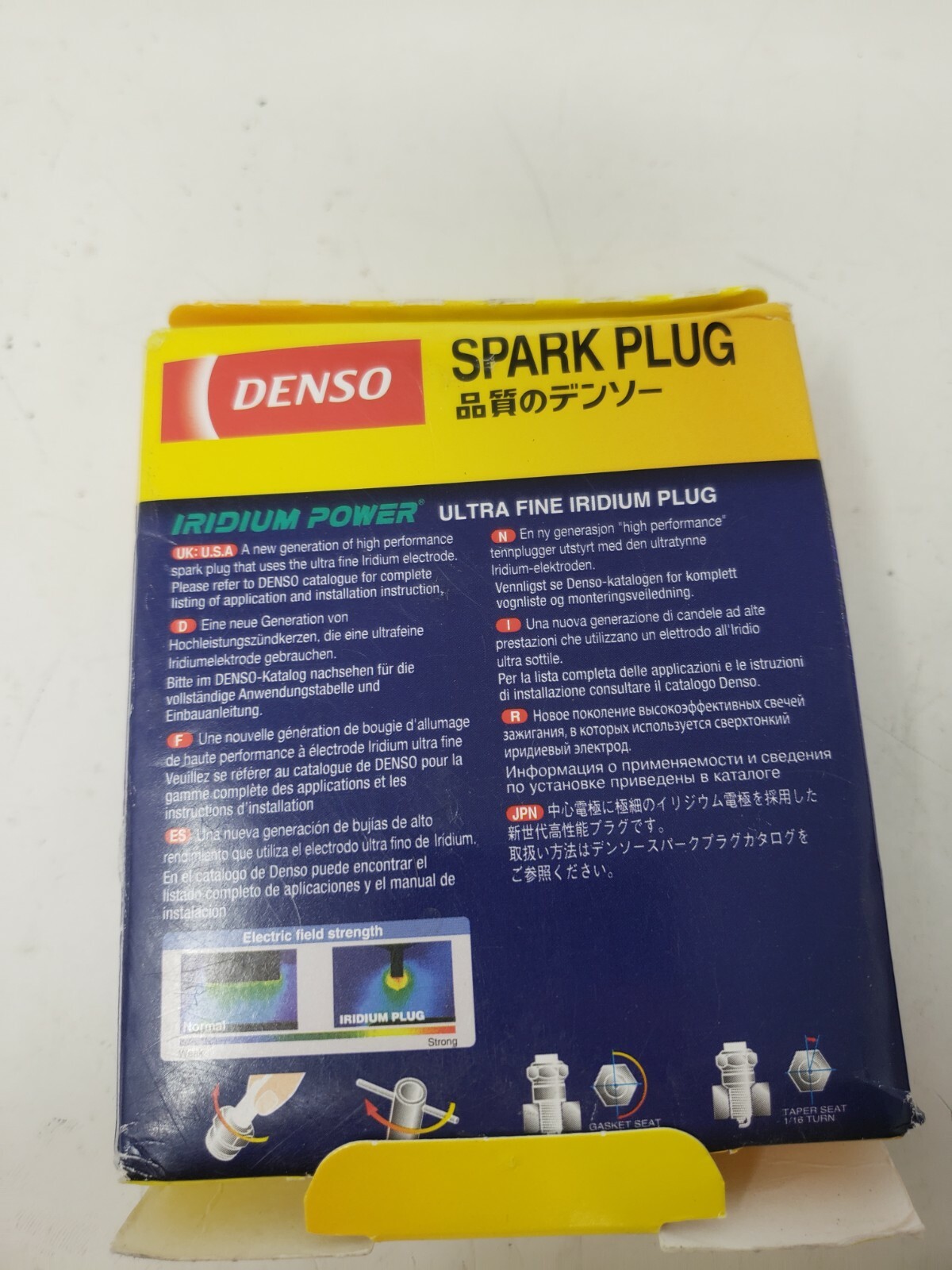 DENSO # 5358 IRIDIUM Power Spark Plugs - IK20L - 4 PCS NEW | eBay