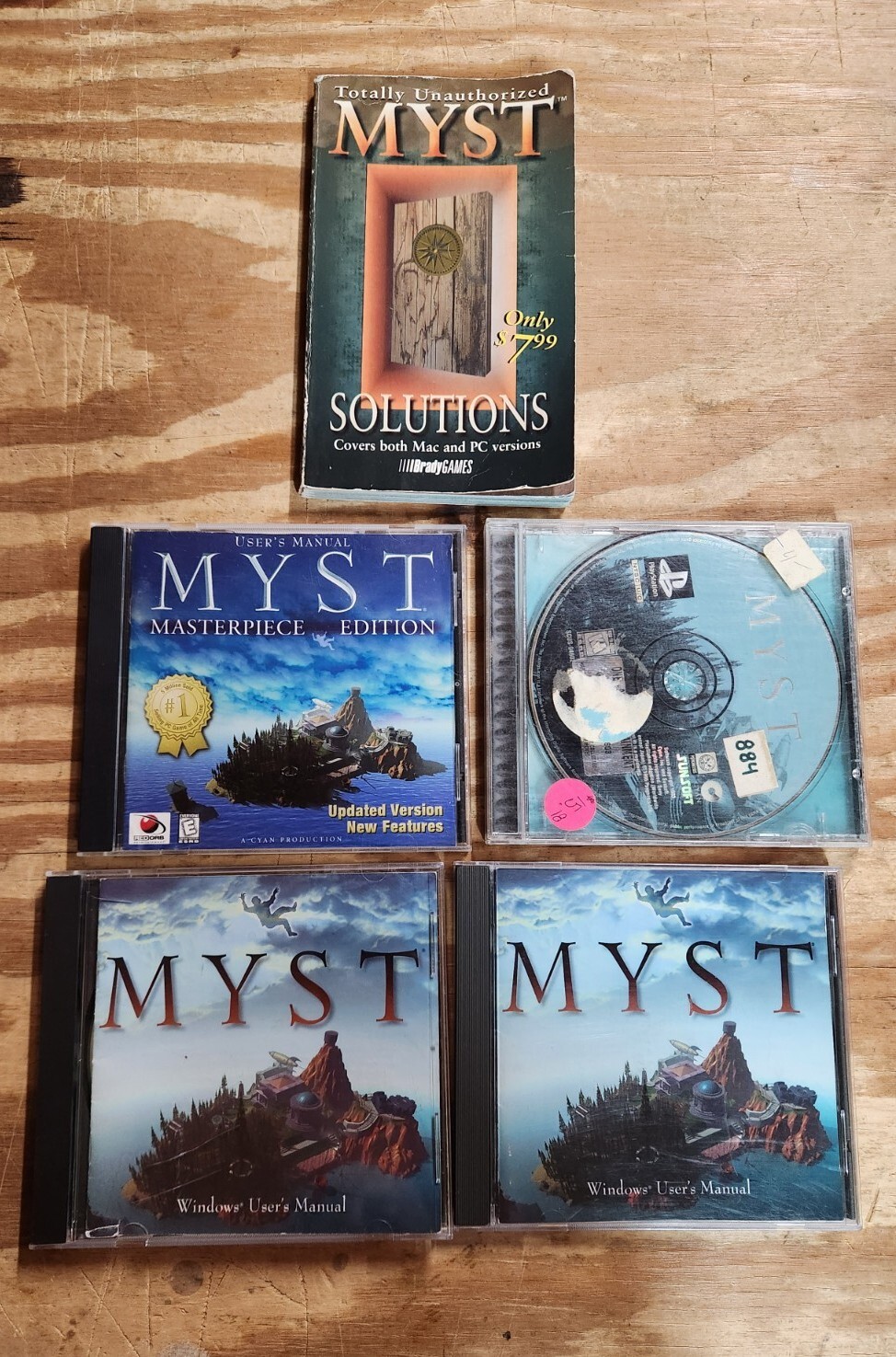 Myst Masterpiece Edition PC CD-Rom PC Game PS1 Windows for 95/98 Lot | eBay