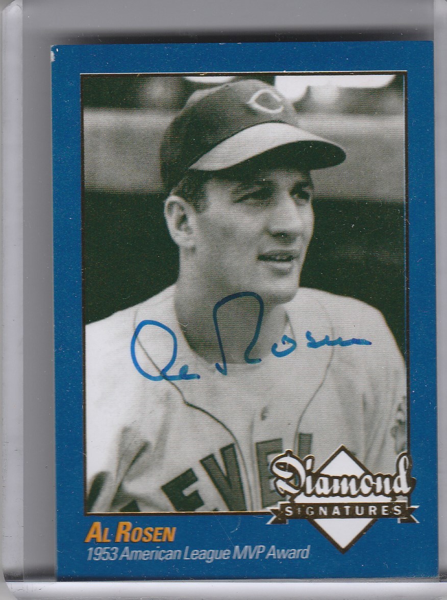 2009 DIAMOND SIGNATURES AL ROSEN AUTOGRAPH CLEVELAND INDIANS 1098 | eBay