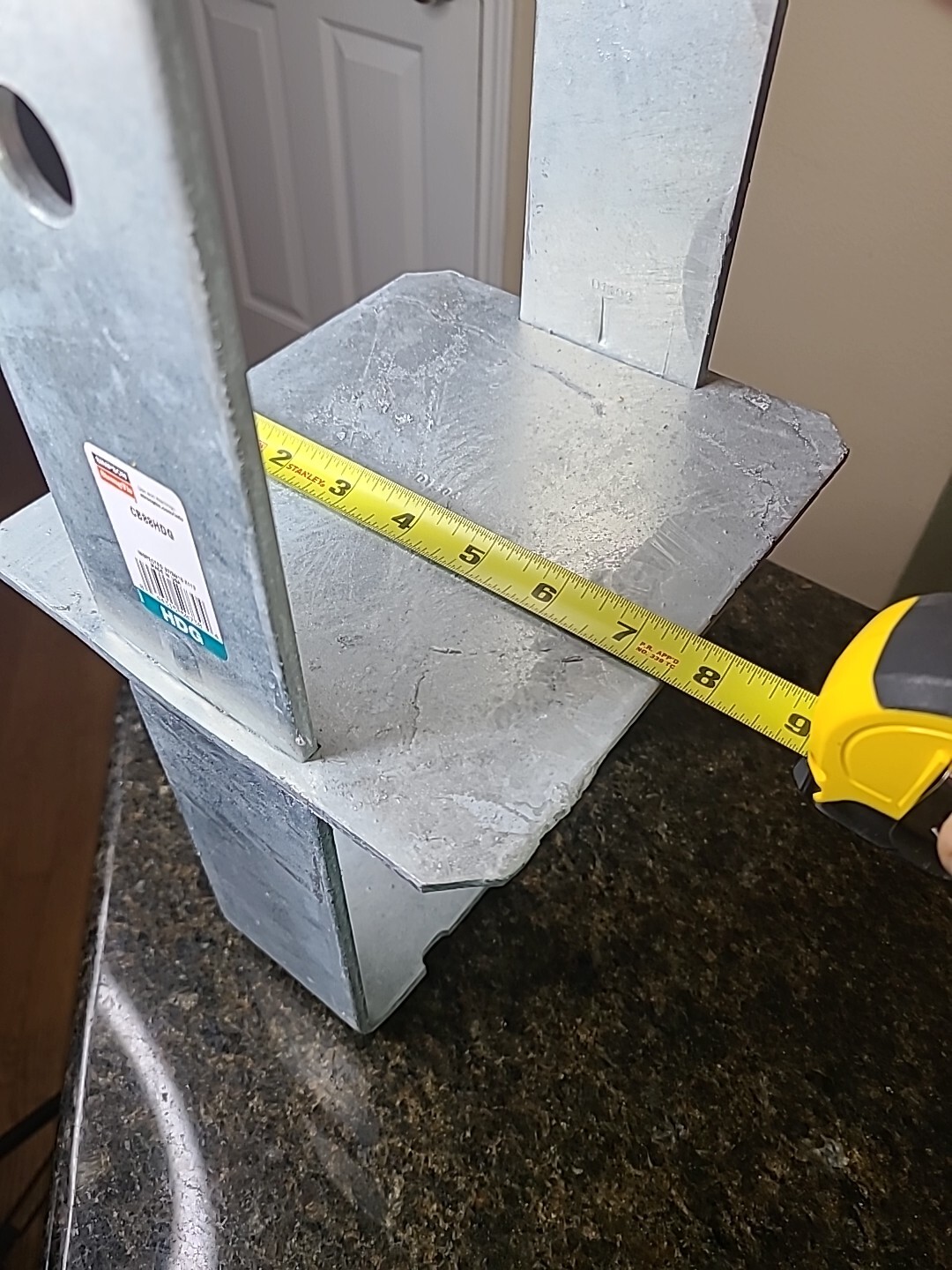 Simpson Strong-Tie CB88HDG 8 x 8 Column Base HDG HOT DIPPED GALVANIZED ...