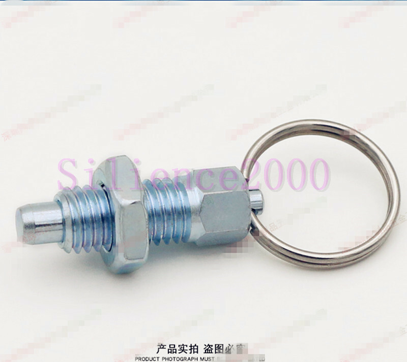 M6-M8-M10M12 Index Plunger With Ring Pull Spring Loaded Retractable ...