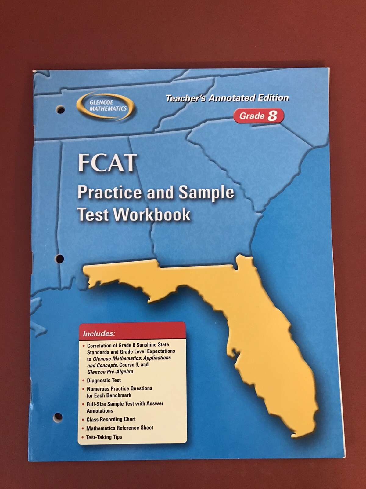 Glencoe Mathematics FCAT Practice & Sample Test Workbook, Teacher’s ...