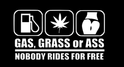 Gas, Grass or Ass Sticker Decal Vinyl JDM Racing Drift Car Truck Window ...