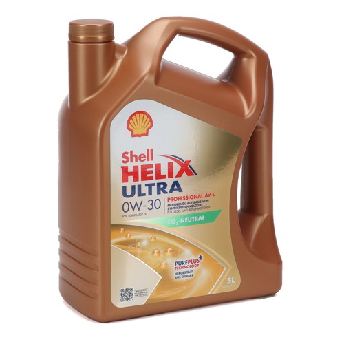 5L 5 Liter SHELL Motoröl Öl HELIX ULTRA Professional AV-L 0W30 VW 504. ...