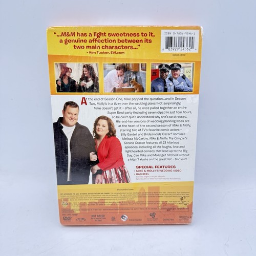 Mike & Molly: Complete Second Season 2 (DVD, 2012, 3-Disc Set) SEALED ...