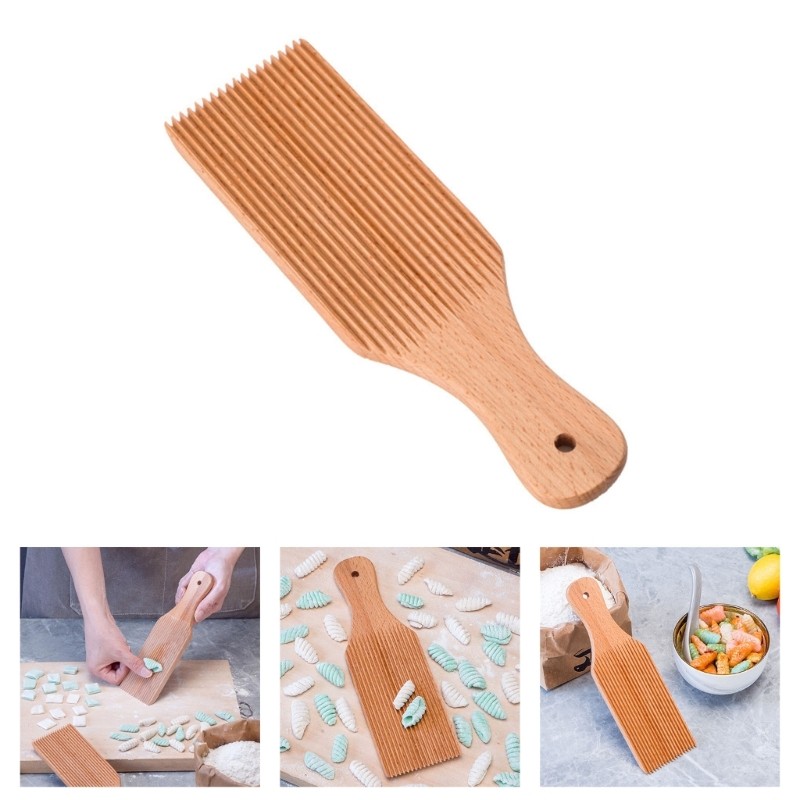 Space Saving Wooden Kitchen Gadget for Crafting Gnocchi Pastas Board ...