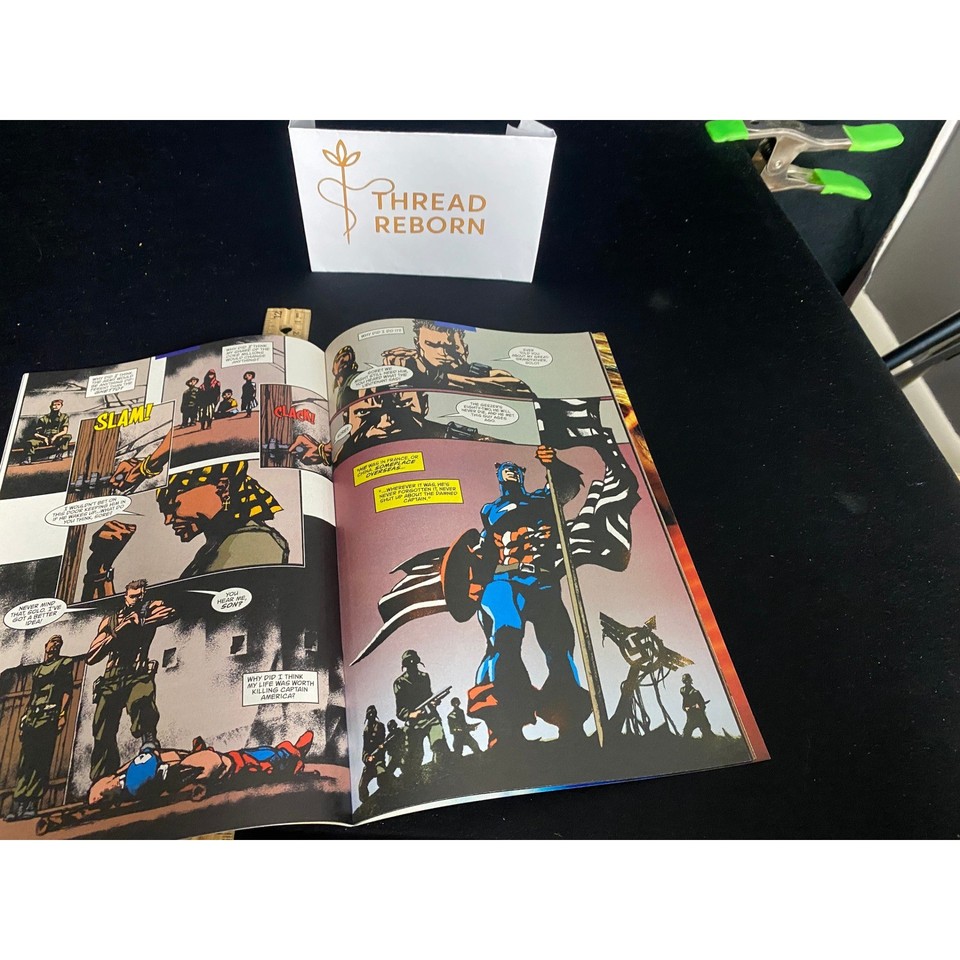 Captain America Dead Men Running Marvel Comic Book Macan Zezeij Issue 2 ...