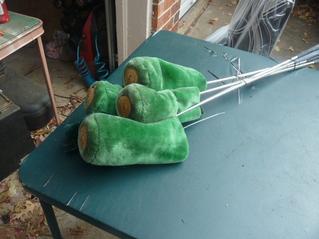 5 Dynaflite Metal Golf Woods 2-14* 2-Woods, 3W, 5W + TaylorMade Driver ...