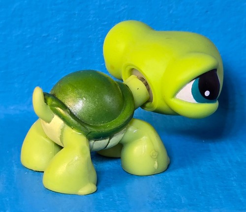 Littlest Pet Shop LPS Green Turtle Figure Toy Hasbro | eBay