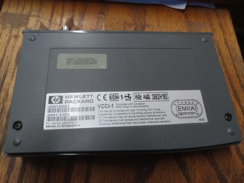 HP JetDirect EX Plus External Print Server - J2591A | eBay