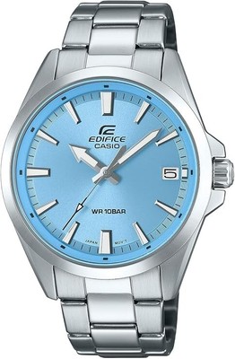CASIO EFV-100DJ-2BJF EDIFICE Blue Dial Elegant Stainless Steel Men ...
