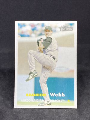 BRANDON WEBB 2006 Topps Heritage #31 ARIZONA DIAMOND BACKS | eBay