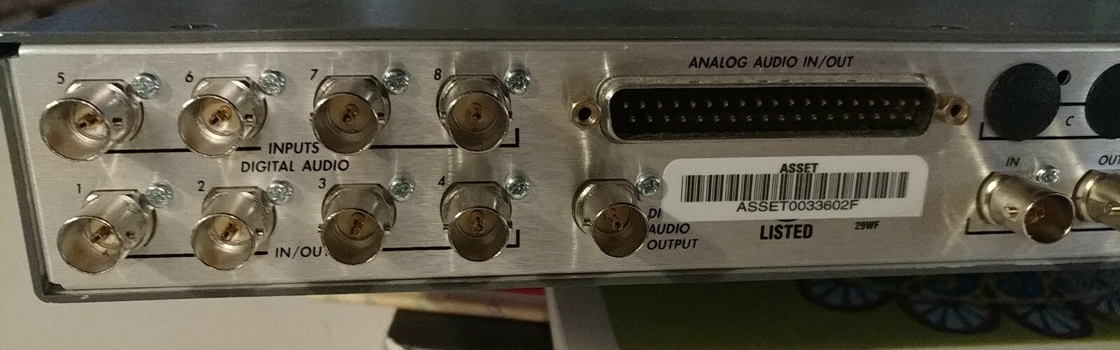 Harris Videotek VTM-4100 PKG Waveform Vector Monitor Opt 10 SD Audio A3 ...