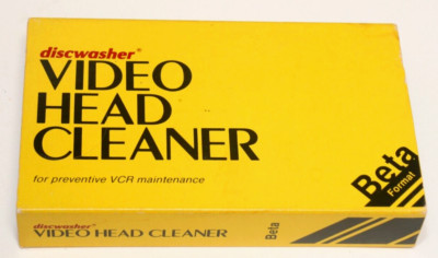 BETA VCR VIDEO HEAD CLEANER BY DISCWASHER | eBay