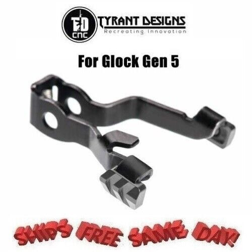 Tyrant Designs Glock Gen 5 Extended Slide Release, GREY NEW! # TD-GSTOP ...
