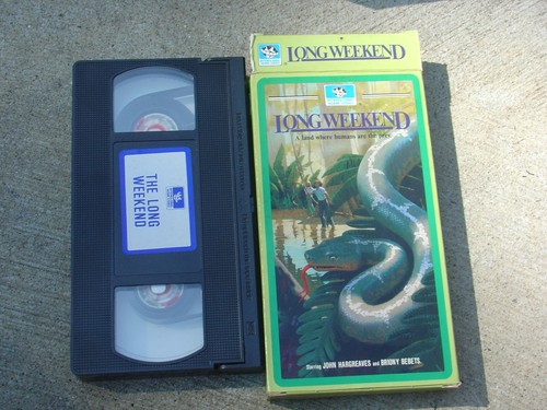 Vintage Interglobal Home Video Horror VHS Tape The Long Weekend Snake ...