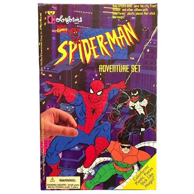 Colorforms Spider-Man Marvel Comics Adventure Set Vintage 1994 ~ Sealed ...