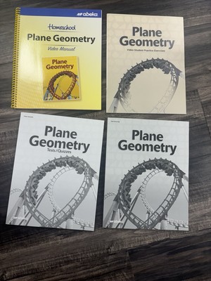 Abeka Plane Geometry High School Student Quizzes/tests and Teacher Key ...
