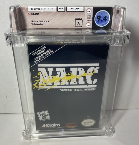 NARC (Nintendo Entertainment System, 1990) NES WATA 9.4A SEALED ...