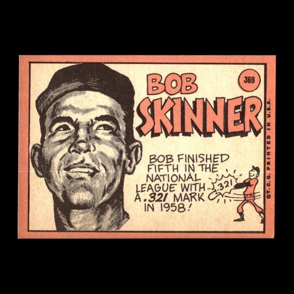 Bob Skinner 1969 Topps Philadelphia Phillies #369 Nice 2 | eBay