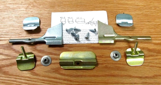 1955 1956 1957 Chevy Windshield Lower & Corner Stainless Molding Trim ...