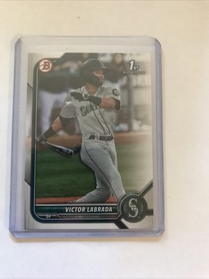 2022 Bowman Victor Labrada 1ST Bowman RC Seattle Mariners #BP-150 | eBay