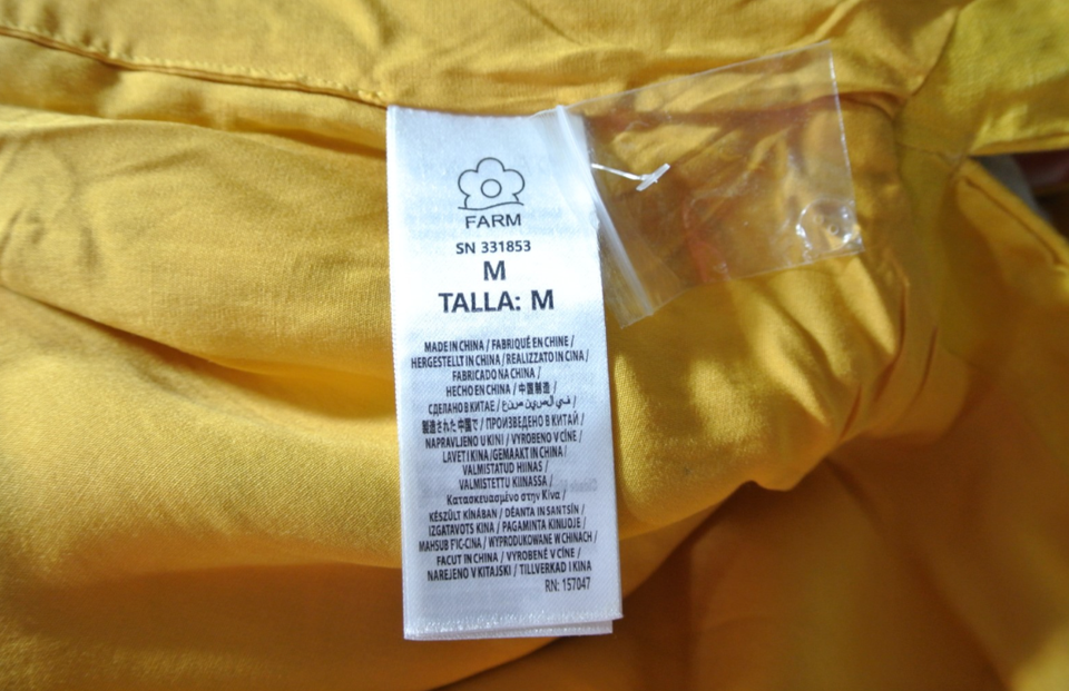 NEW, Farm Rio Spring Awakening Placed Floral Linen Dress size M #MD369 ...