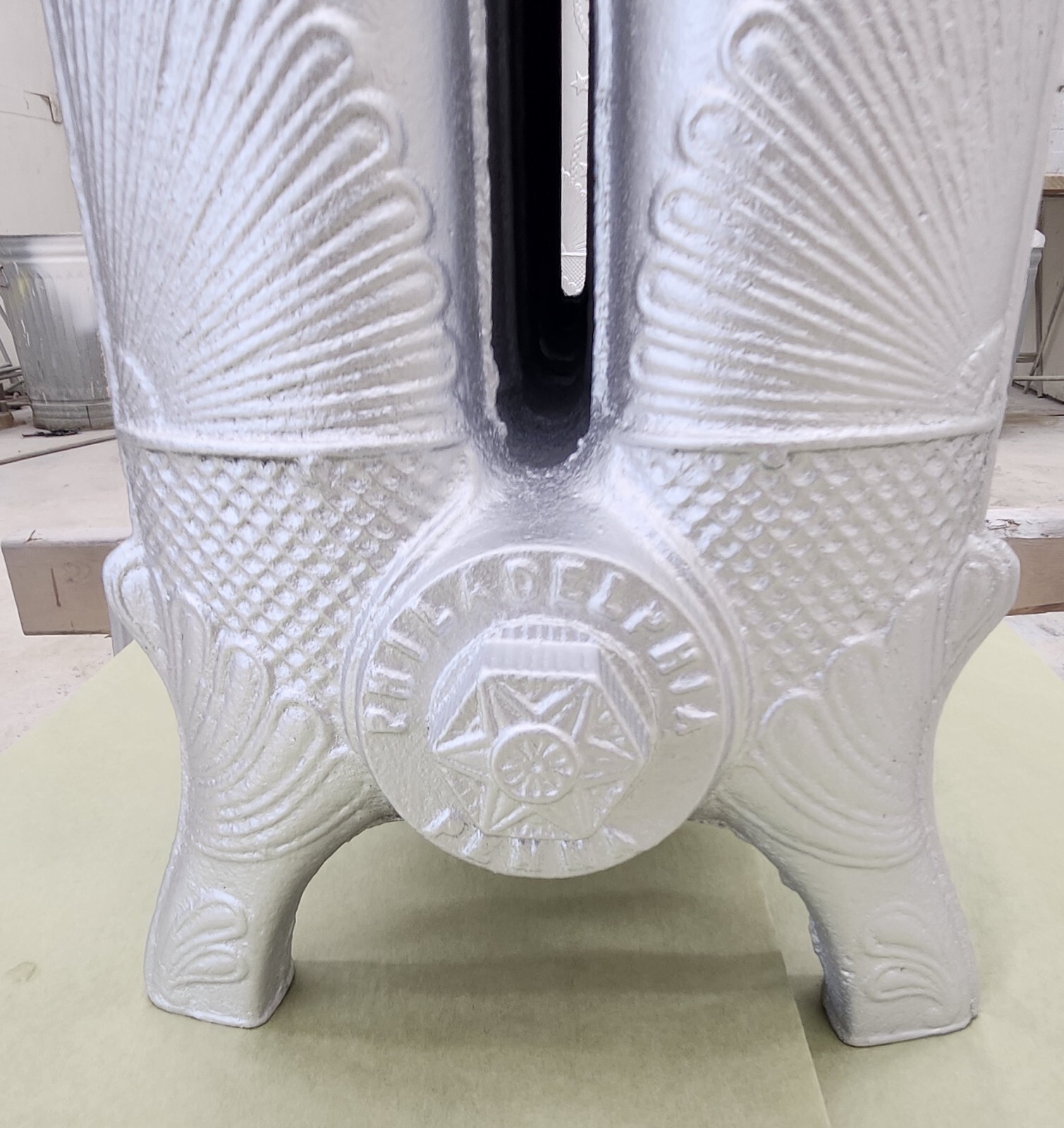 Victorian Radiator Cast Iron hot water steam antique heating star rope ...